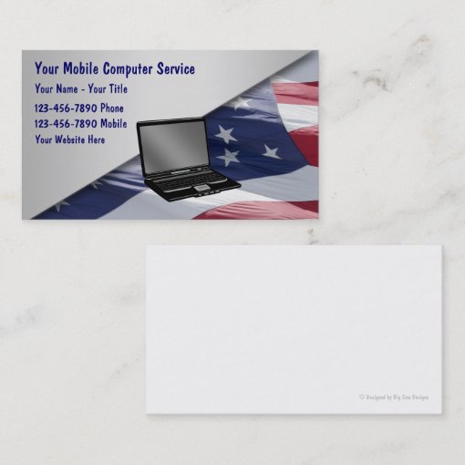 Mobile Computer Repair Business Cards | Zazzle