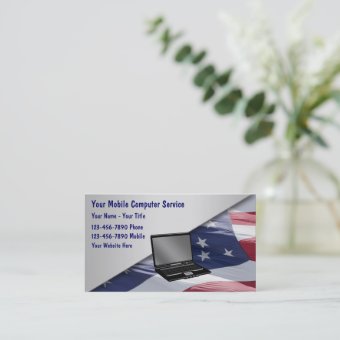 Mobile Computer Repair Business Cards | Zazzle