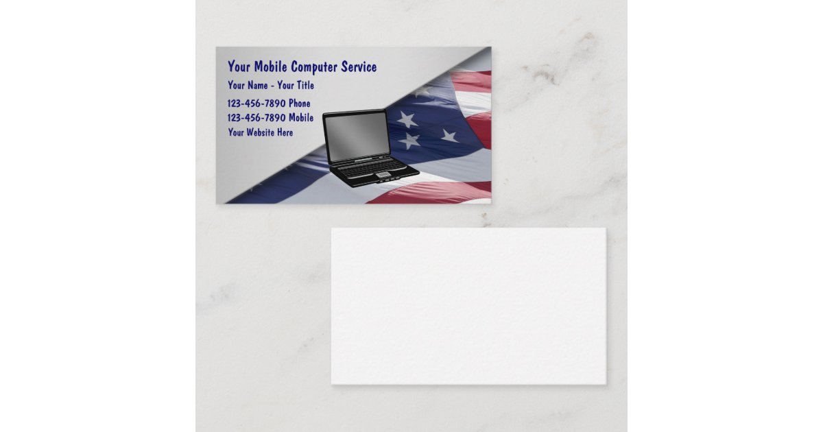 Mobile Computer Repair Business Cards | Zazzle