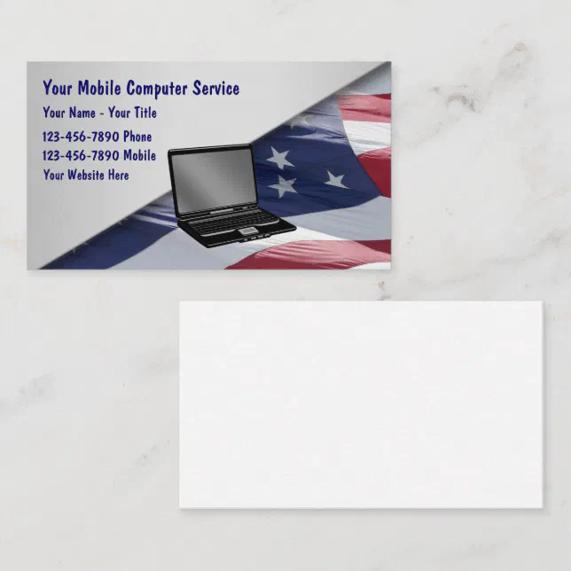 Mobile Computer Repair Business Cards | Zazzle