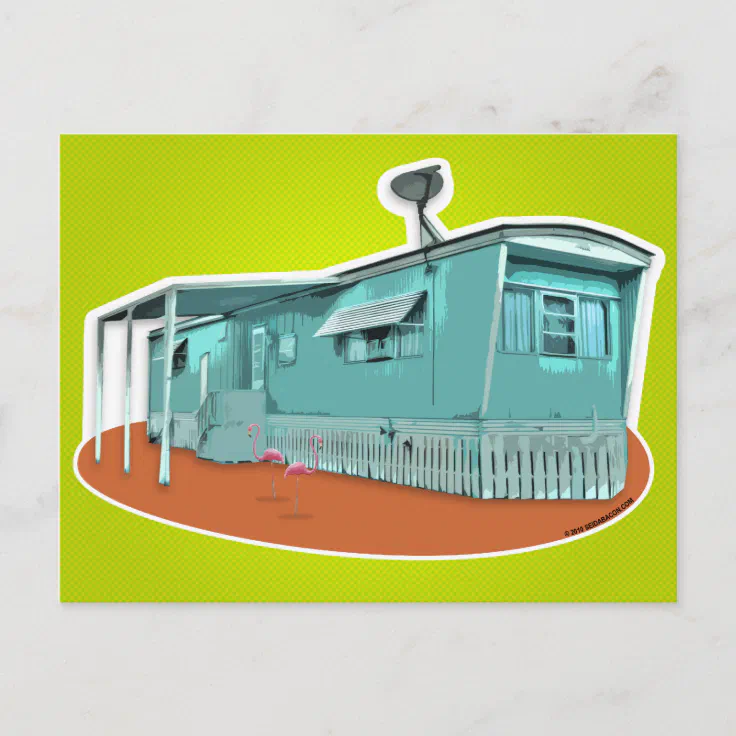 Mobile Home Postcard | Zazzle