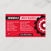Mobile Mechanic, Auto Repair, Car Repair, Editable Business Card | Zazzle