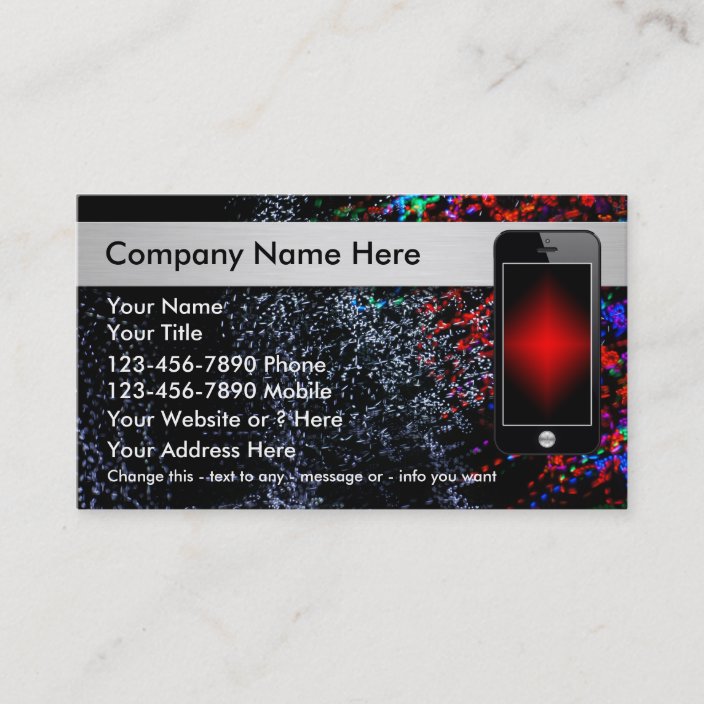 Mobile Phone Business Cards | Zazzle.com