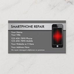 Mobile Phone Repair Business Cards | Zazzle