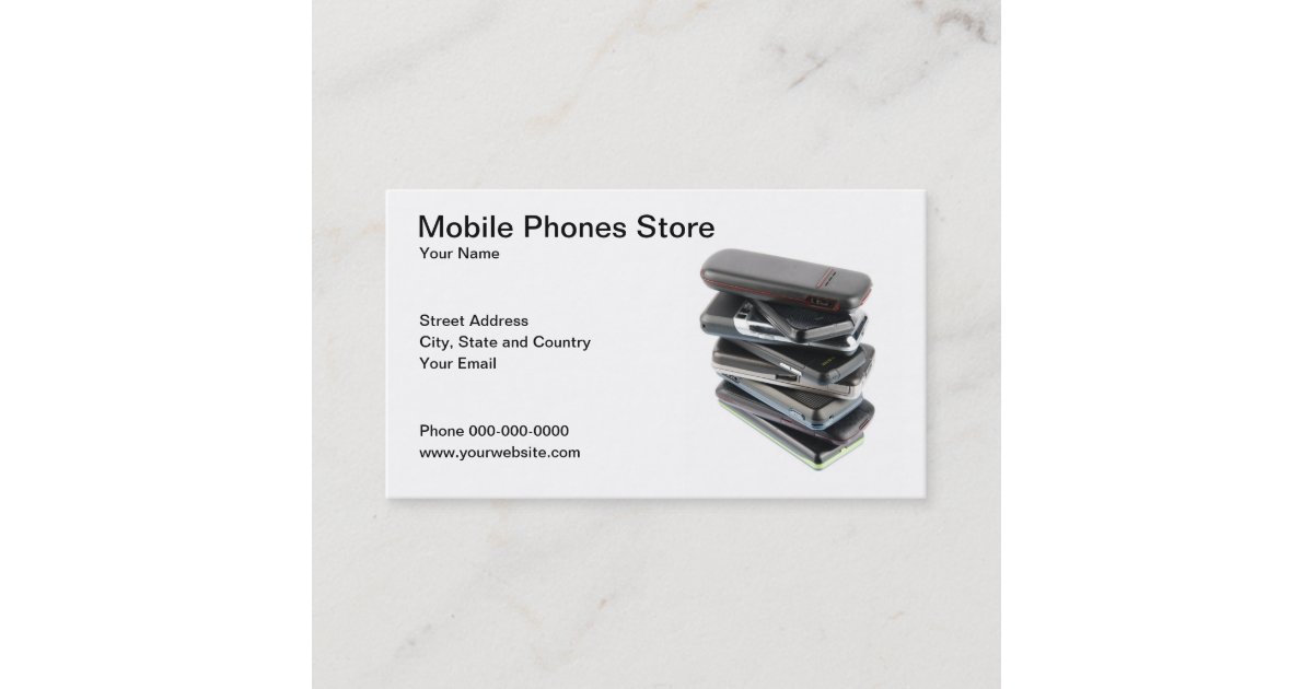 Mobile Phones Business Card | Zazzle