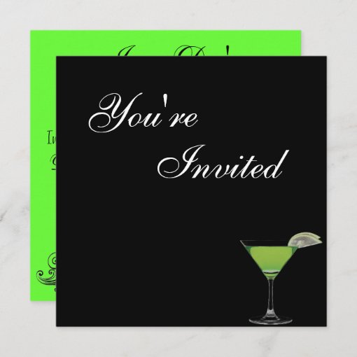 Mocktail Birthday Party Invitation | Zazzle