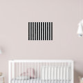 Mod Black and White Stripes Pattern Poster | Zazzle