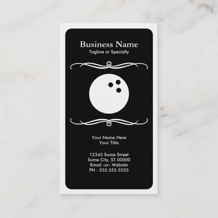 mod bowl business card | Zazzle.com