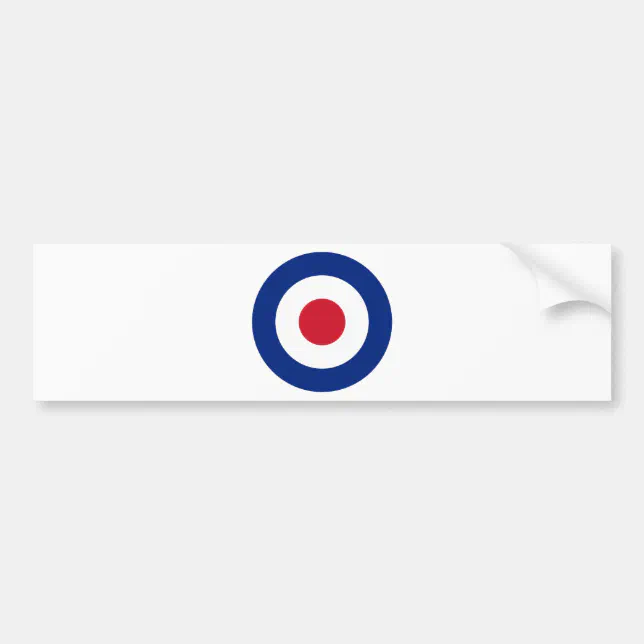 Mod - Classic Roundel - Bullseye Archery Target Bumper Sticker | Zazzle