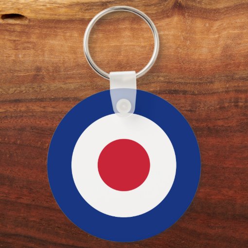 Mod - Classic Roundel - Bullseye Archery Target Keychain | Zazzle