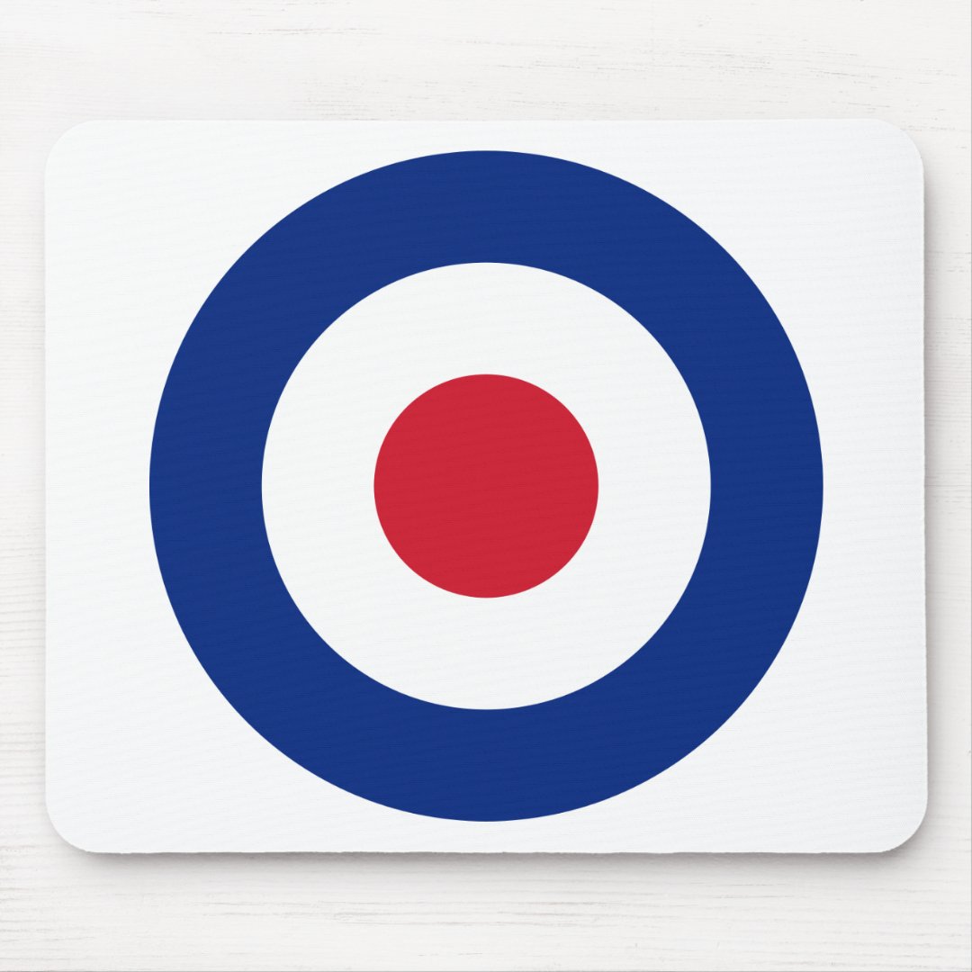 Mod - Classic Roundel - Bullseye Archery Target Mouse Pad | Zazzle