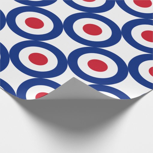 Mod - Classic Roundel - Bullseye Archery Target Wrapping Paper | Zazzle