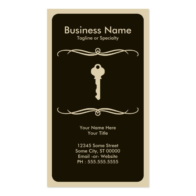 mod key business card template