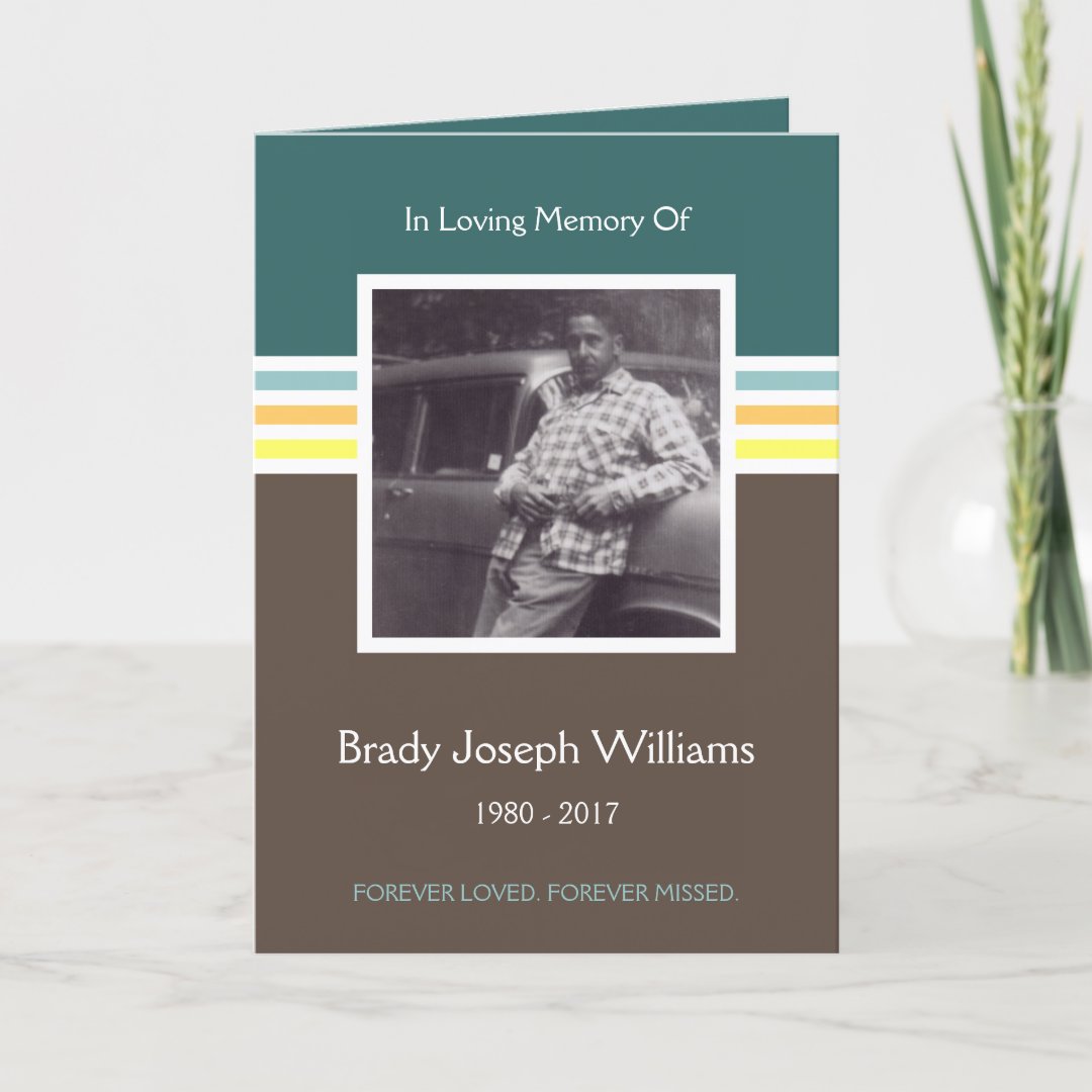 mod memorial card | Zazzle