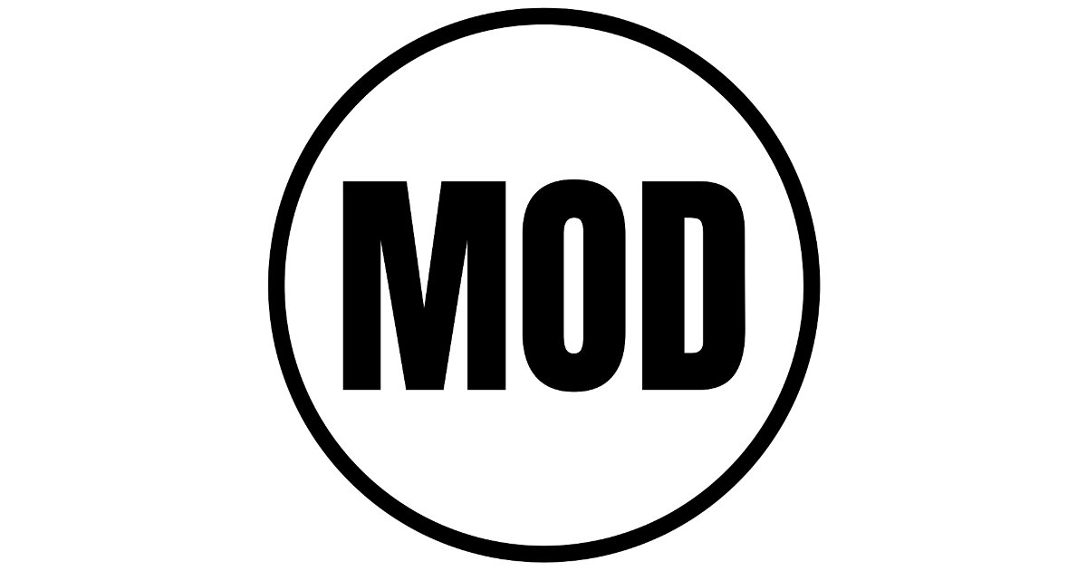 MOD - Modesto Classic Round Sticker | Zazzle