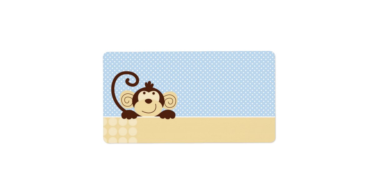 Mod Monkey Name Tag | Zazzle