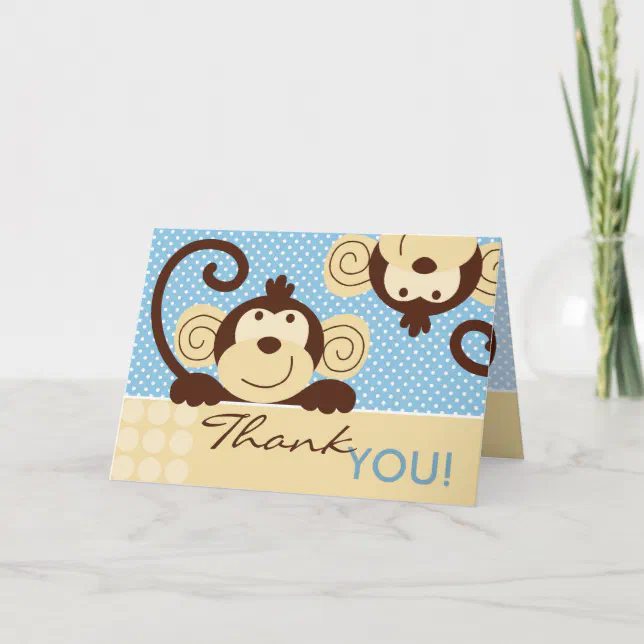 Mod Monkey TY Card | Zazzle