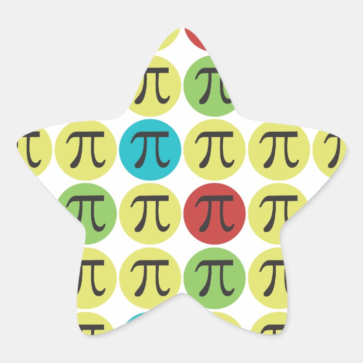 Mod Pi Symbol Stickers | Zazzle