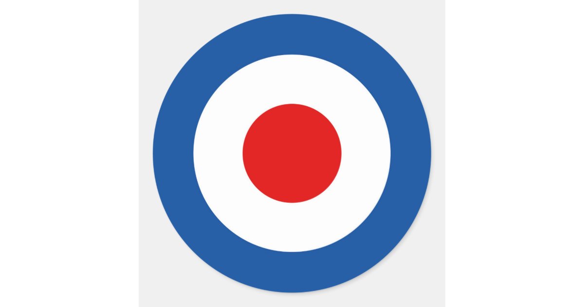 Mod Roundel 1.5" Stickers | Zazzle
