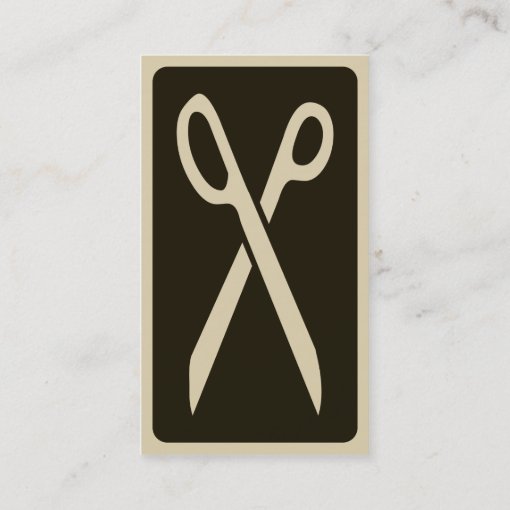 mod scissors business card | Zazzle