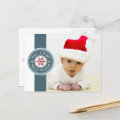 Mod Seal Photo Holiday card | Zazzle