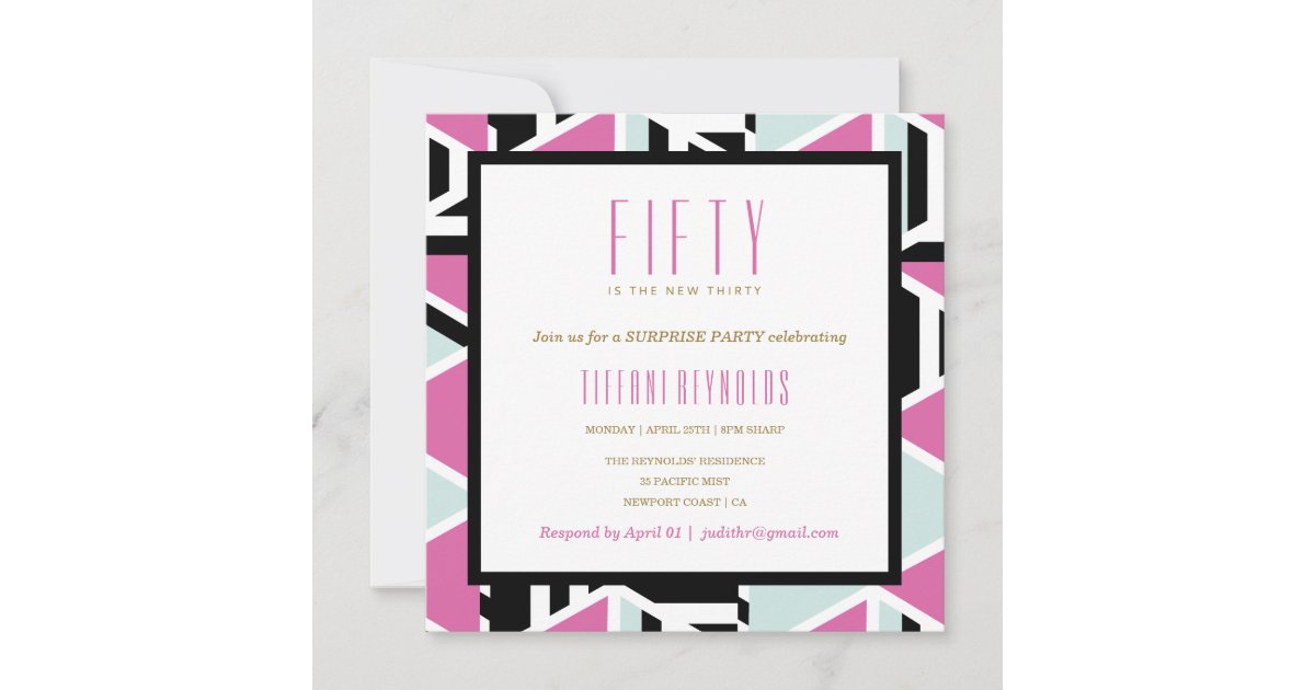 Mod Squad Milestone Birthday Invitation | Zazzle