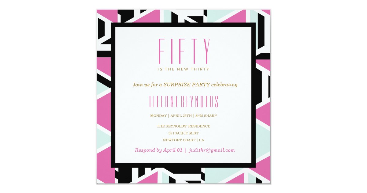 Mod Squad Milestone Birthday Invitation | Zazzle.com