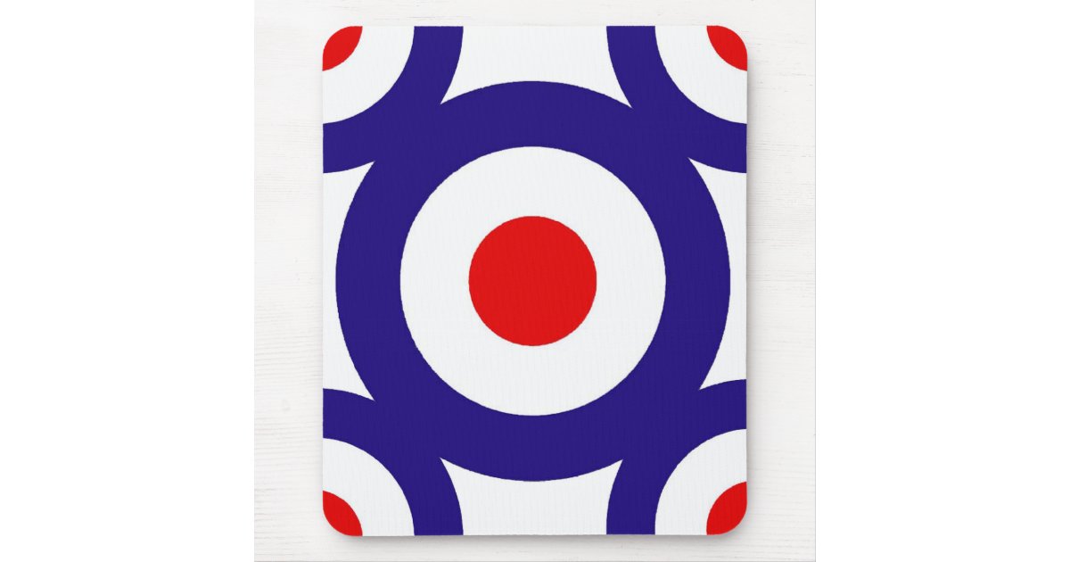 Mod Target Pattern Mousepad | Zazzle