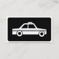 mod taxi cab business card | Zazzle