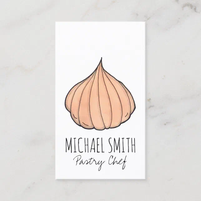 Modak Coconut Mithai Indian Sweet Pastry Chef Business Card | Zazzle