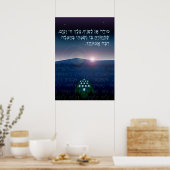 Modeh Ani is the meditation said upon awakening Poster | Zazzle