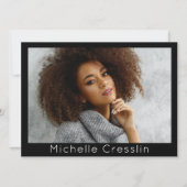 Model Actor 5 Photo Two Sided Comp Card Template | Zazzle