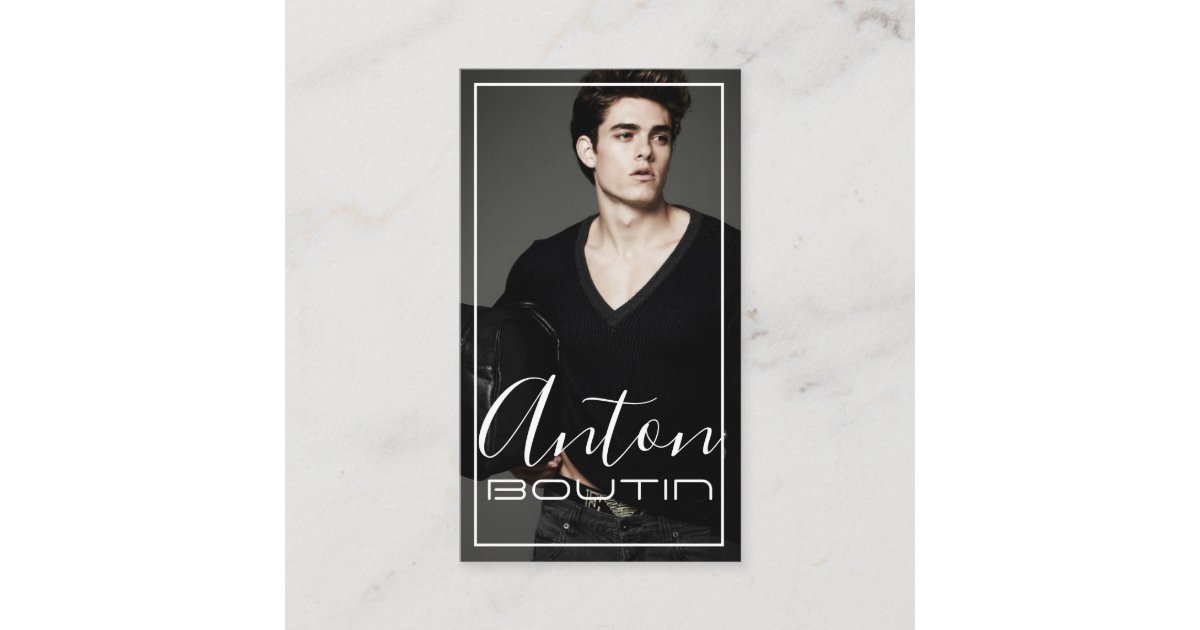 Model Actor Business Card | Zazzle