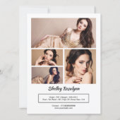 Model Actor Comp Card. Zed card. Sed card | Zazzle