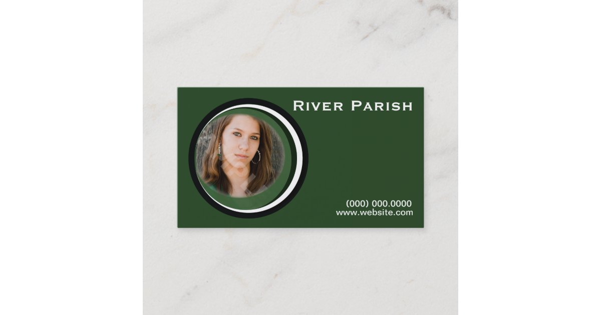 Model Actor Headshot Business Card | Zazzle