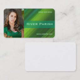 Model Actor Headshot Business Card Metallic | Zazzle