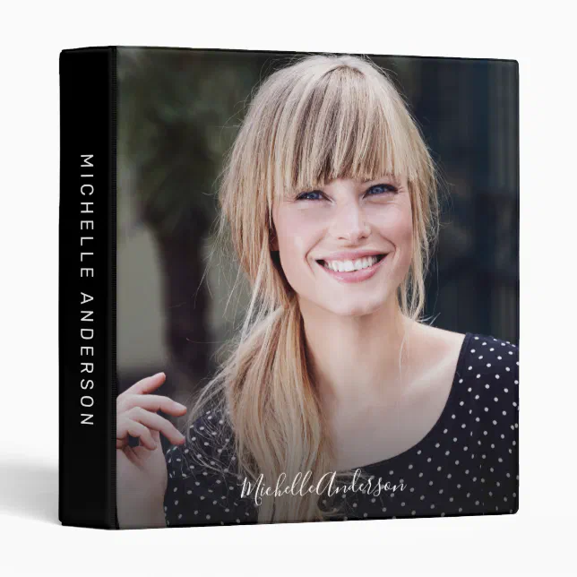 Model Actor Photo Portfolio Binder | Zazzle