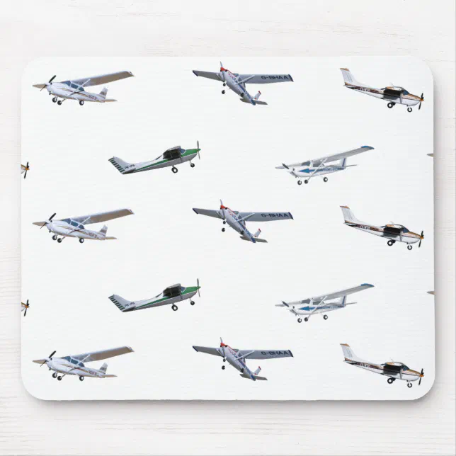 Model Cessna Aircraft in Flight Mouse Pad | Zazzle
