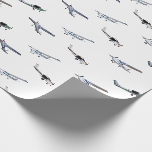 Model Cessna Aircraft in Flight Wrapping Paper | Zazzle