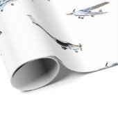 Model Cessna Aircraft in Flight Wrapping Paper | Zazzle