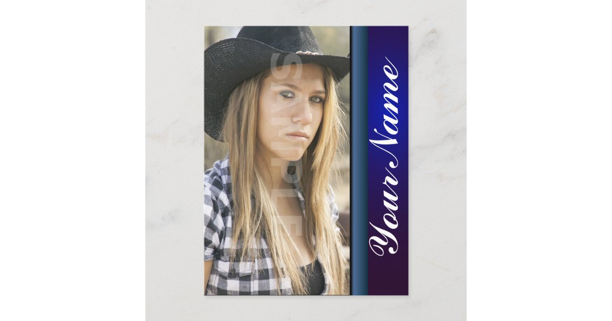 Model Headshot Comp Card Zeds | Zazzle
