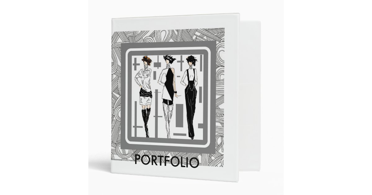 model portfolio binder | Zazzle
