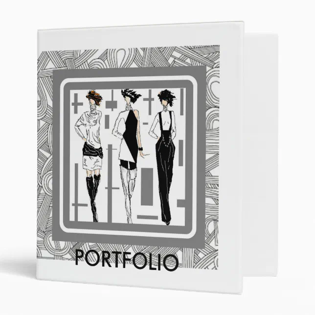 model portfolio binder | Zazzle