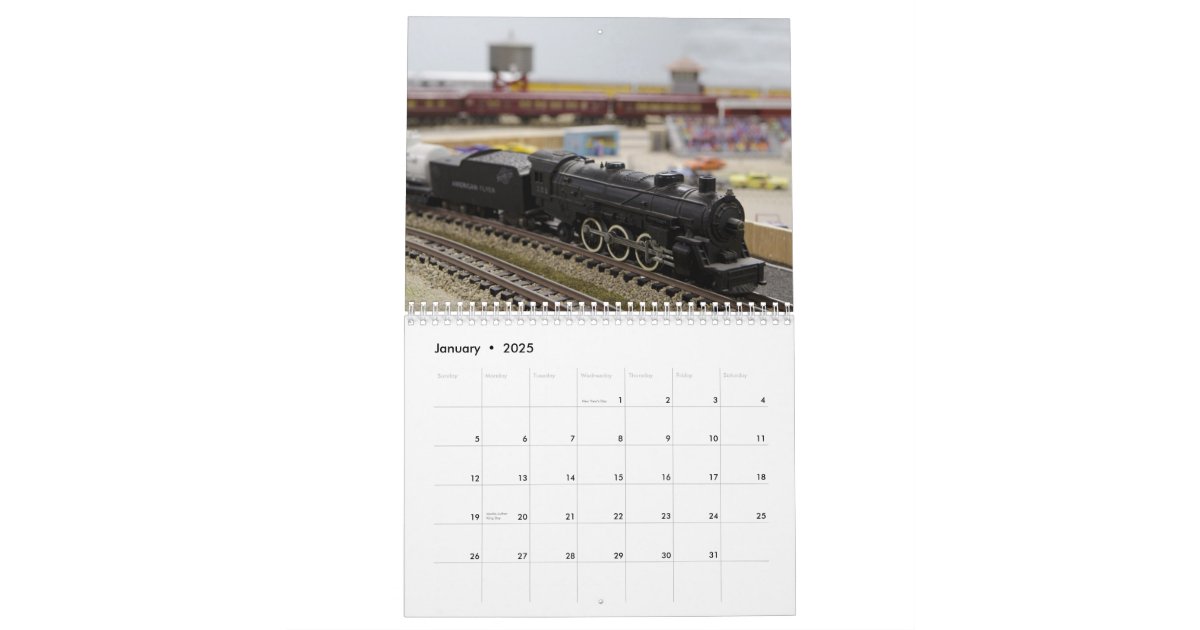 Model Railroad Calendar | Zazzle