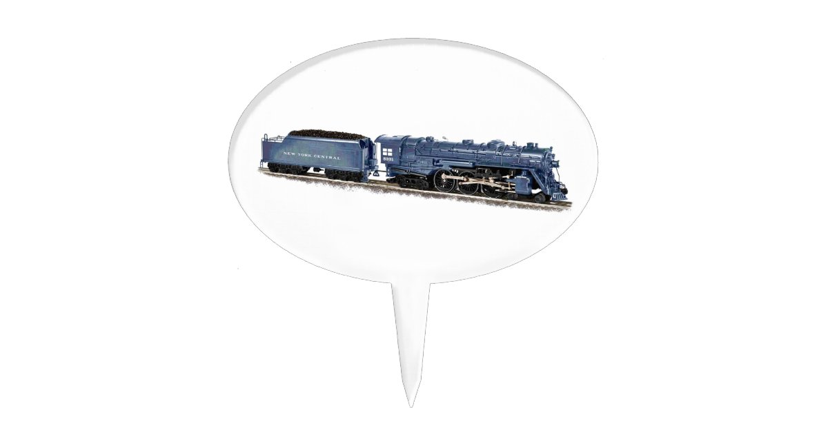 Model Steam Locomotive Cake Topper | Zazzle