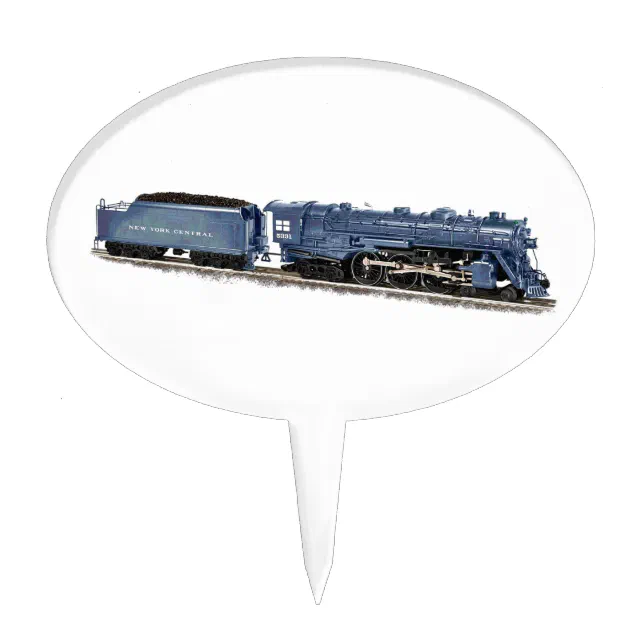 Model Steam Locomotive Cake Topper | Zazzle