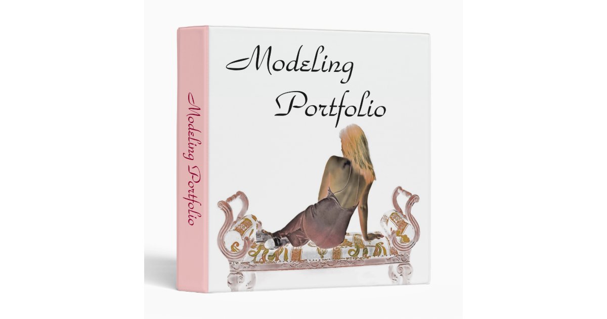 Modeling Portfolio Binder | Zazzle