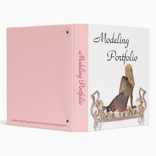 Modeling Portfolio Binder | Zazzle