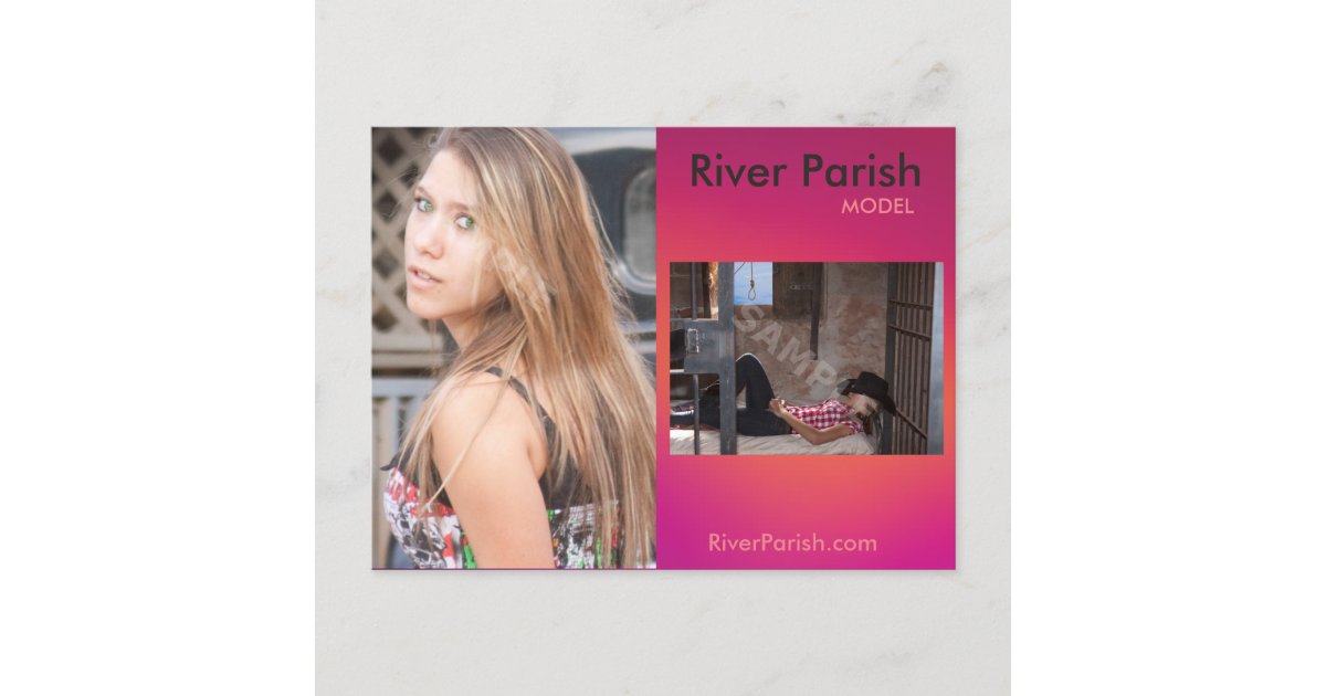 Models Actors Headshot Zed/Comp Card | Zazzle