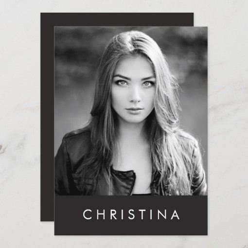 Models and Actors Headshot Comp Card | Zazzle